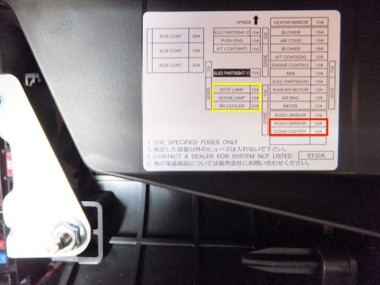 NV350 キャラバン｜ナビ取り付け ヒューズ・ACC ドラレコ電源 | ナビドラレコ取付け説明書