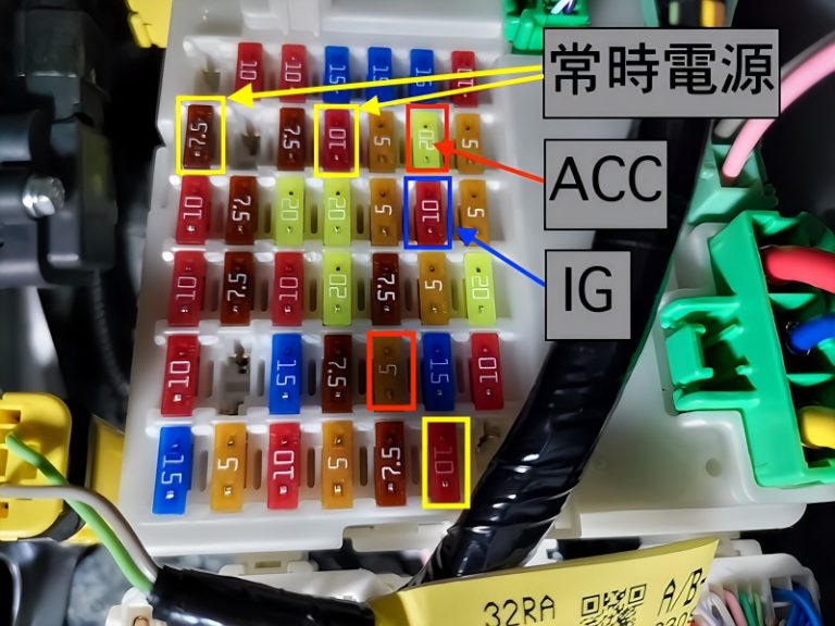 新型N-BOX JF5｜ドラレコ取り付け・ヒューズ電源・常時 ACC電源・TVキャンセラー | ナビドラレコ取付け説明書